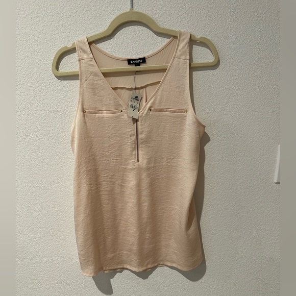 Express | Tops | Express Sleeveless Zip Front Tank | Poshmark
